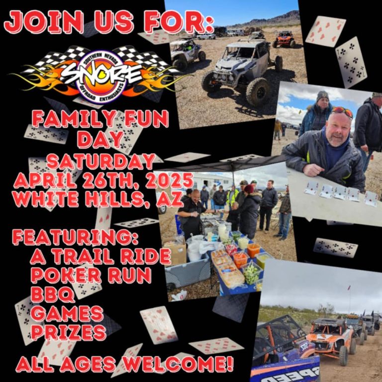 SNORE Family Fun Day 2025 – SNORE – Southern Nevada Off Road Enthusiasts